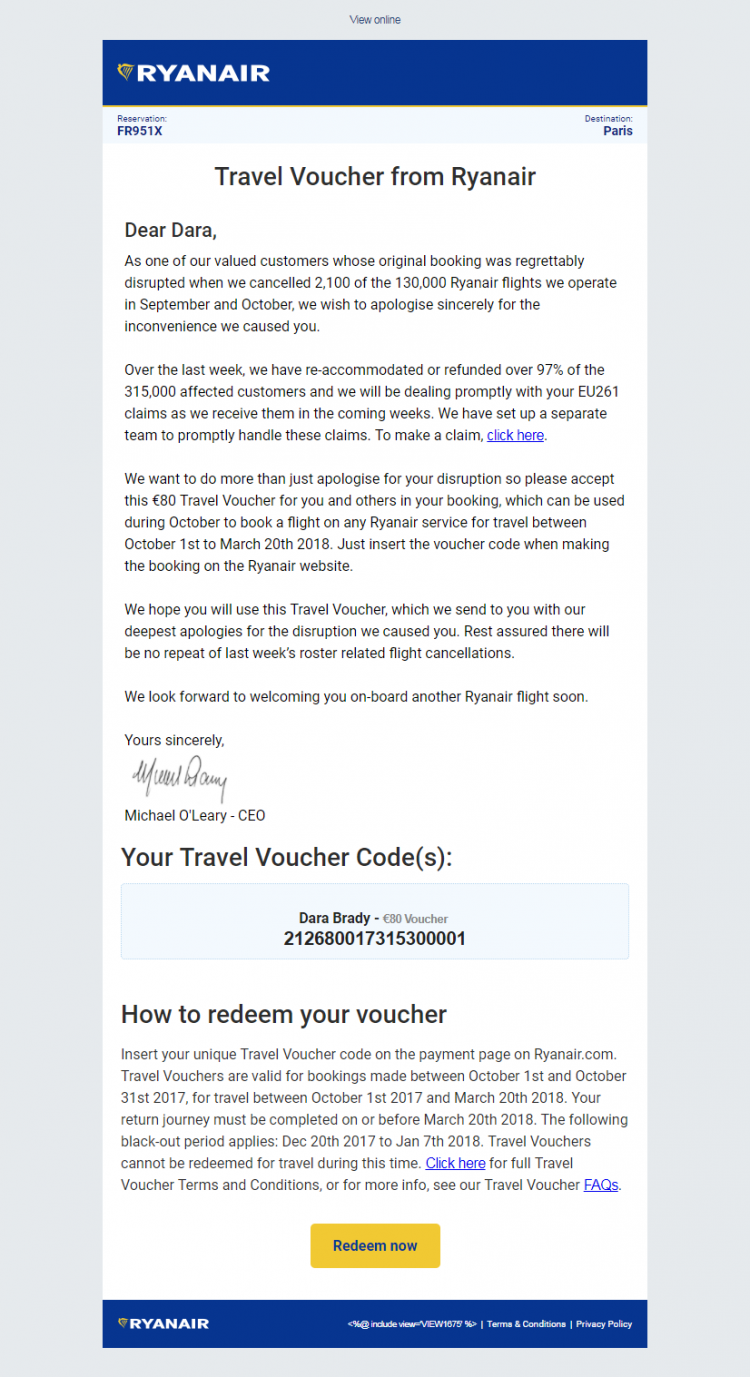 Ryanair To End Rostering Cancellations By Slowing Growth This Winter ...