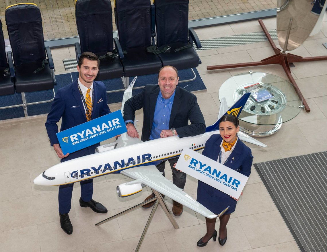Ryanair Launches Irish Winter 19 Schedule 119 Routes, 2 New Routes ...