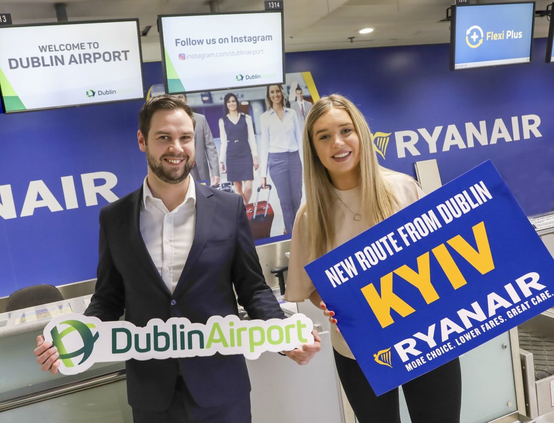 Ryanair Launches New Dublin Route To Kyiv – Ryanair's Corporate Website
