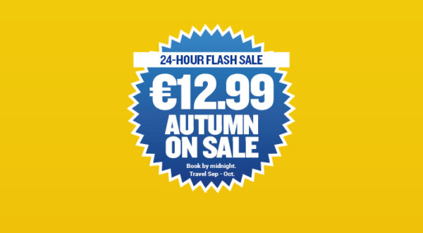 Ryanair Launches September/October Flash Sale – Ryanair's Corporate Website