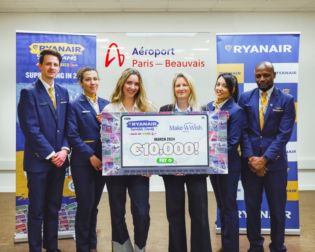 RYANAIR FAIT UN DON DE 10 000 EUROS À MAKE A WISH FRANCE – Ryanair's ...