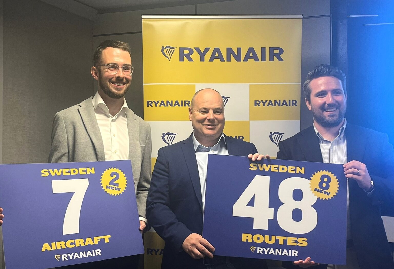 RYANAIR ACCELERATES GROWTH IN SWEDEN WITH RECORD-BREAKING WINTER ...